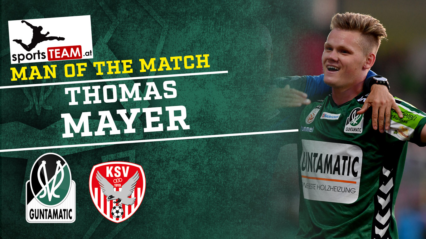 Man of the Match - Thomas Mayer - SV Ried
